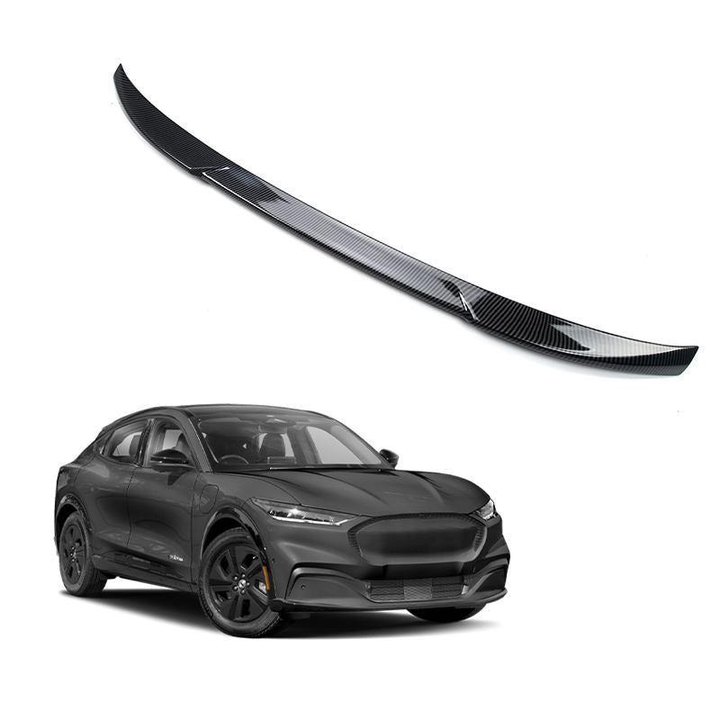 Mach E Carbon Fiber Rear Spoiler Wing | Evtesparts aftermarket ...
